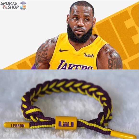 Rstaclat | Accessories | Rstaclat Nba Laker Lebron James Wristband ...